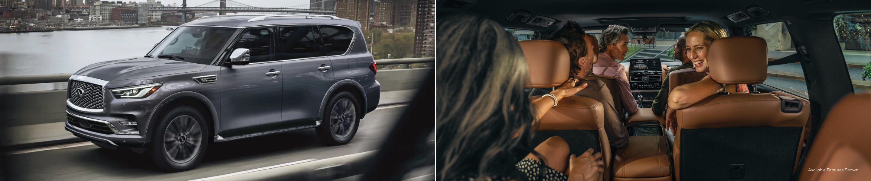 INFINITI QX80 Interior: Safety, Seating & Technology