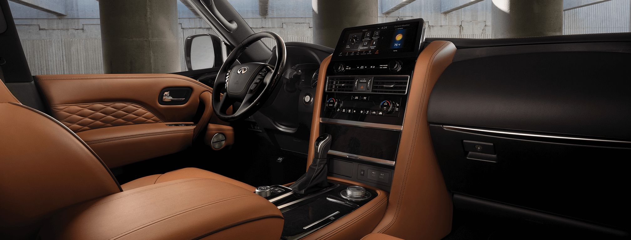 INFINITI QX80 Interior: Safety, Seating & Technology